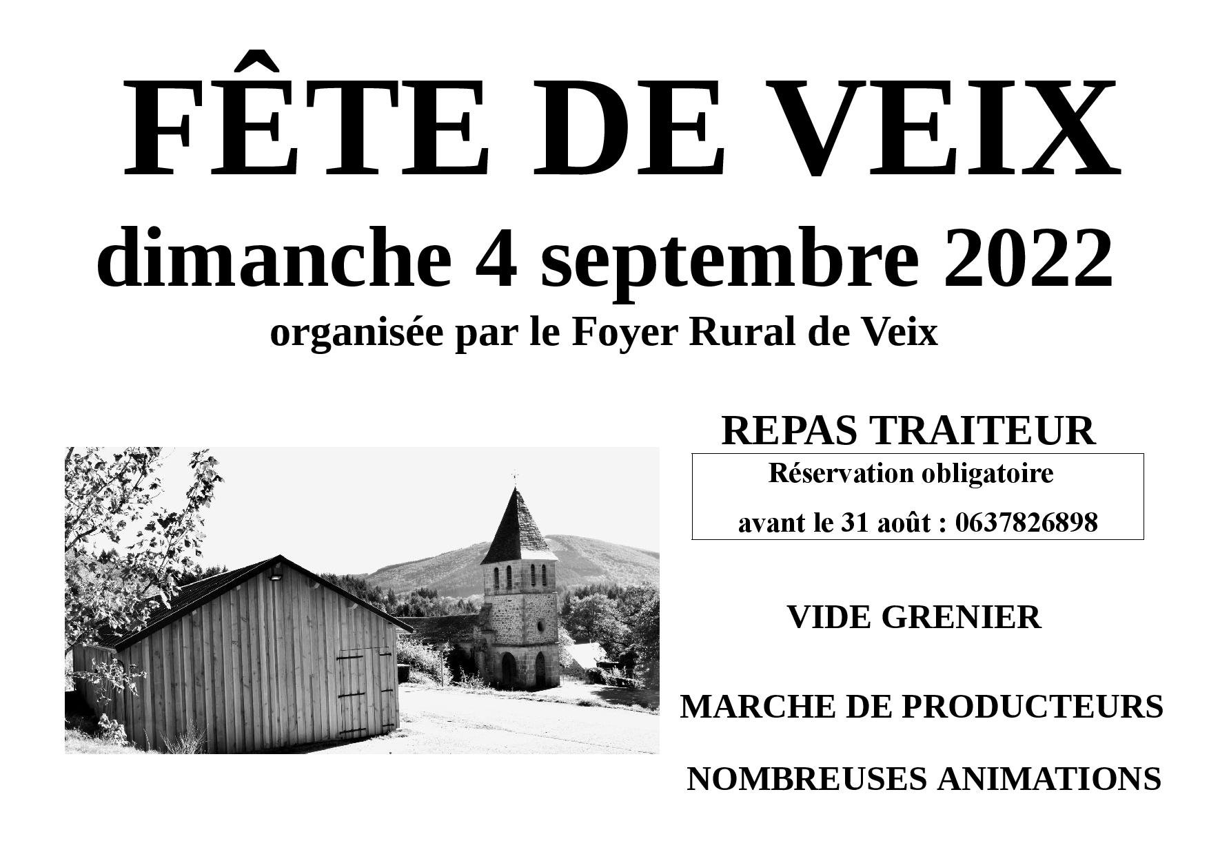 Le 4 septembre, c’est la Fête à Veix! – Vues sur les Monédières